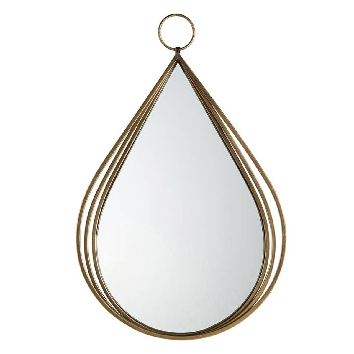 Droplet Shape Gold Mirror – Market 52